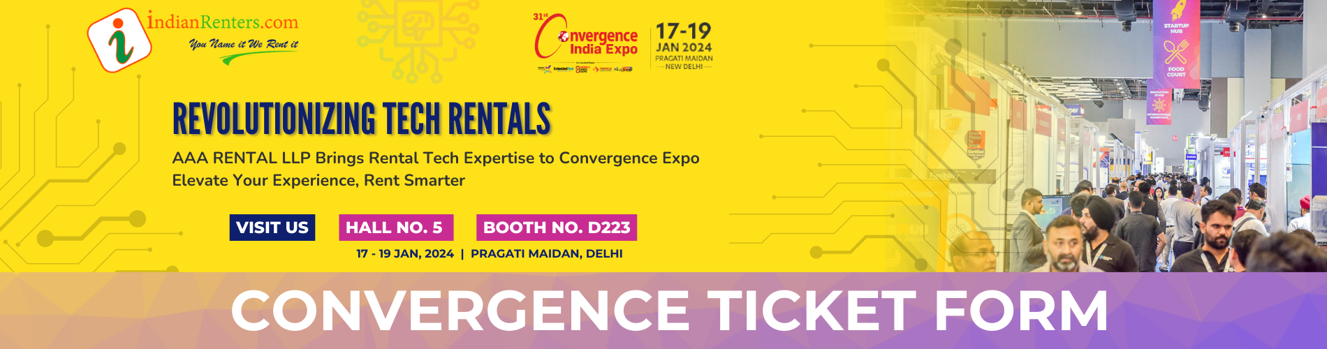 Convergence Ticket Form - IndianRenters.com